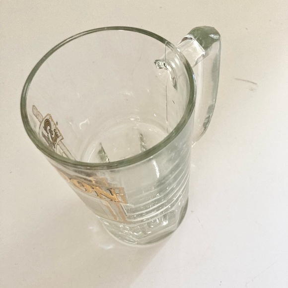 Vintage | Dining | Vtg Old School Saloon Huge Giant Beer Mug Glass 8 ...